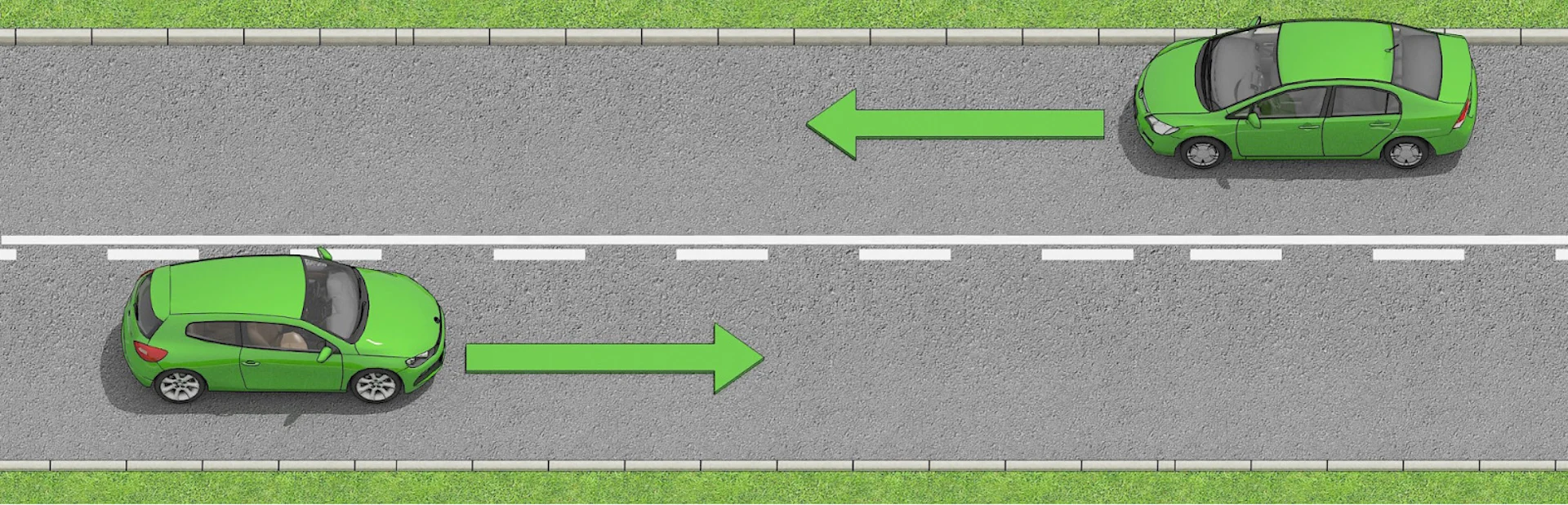 Marquage des voies de circulation et endroits où vous pouvez conduire