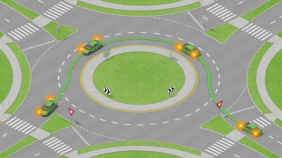 Règles des ronds-points: Comment l'utiliser correctement - Zutobi
